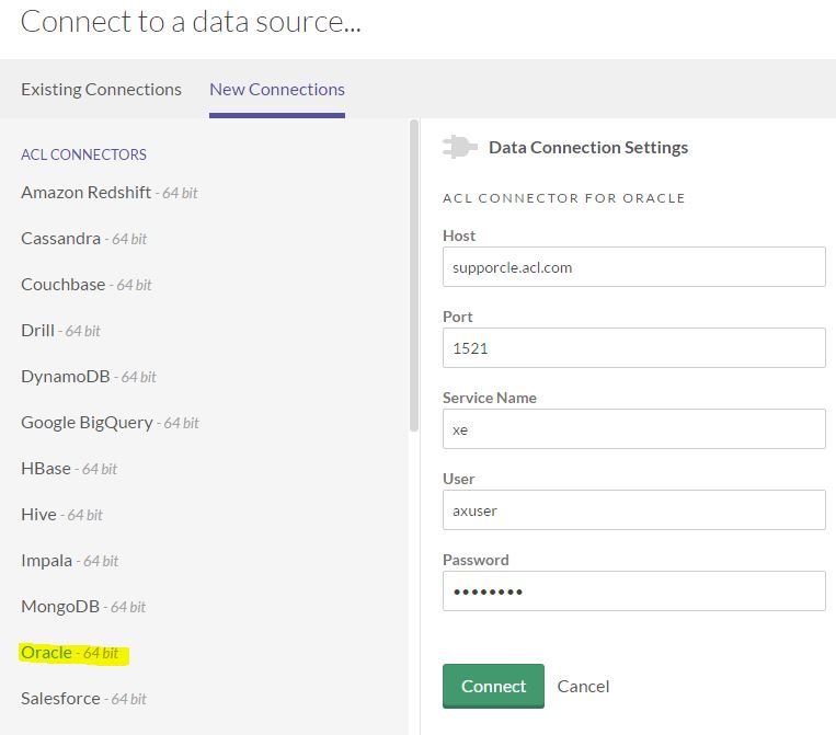 How To Test And Troubleshoot Acl Built In Oracle Connector In Acl For