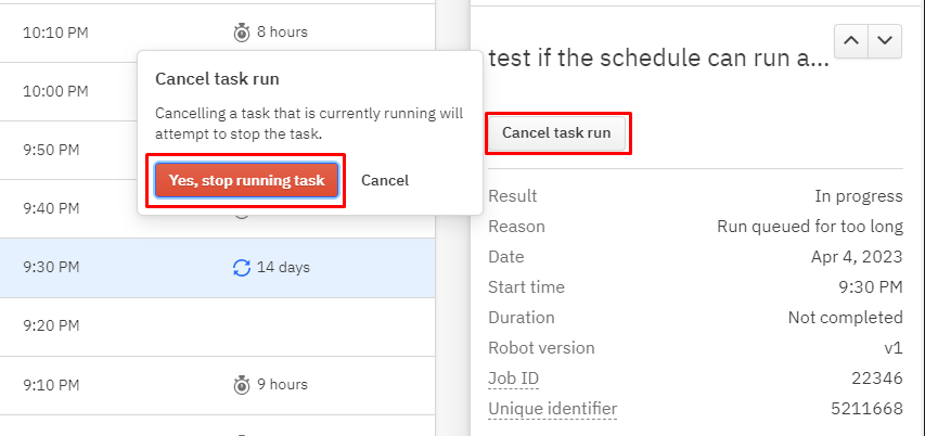 How to resolve task runs from being skipped in HighBond Robots and Workflow Robots