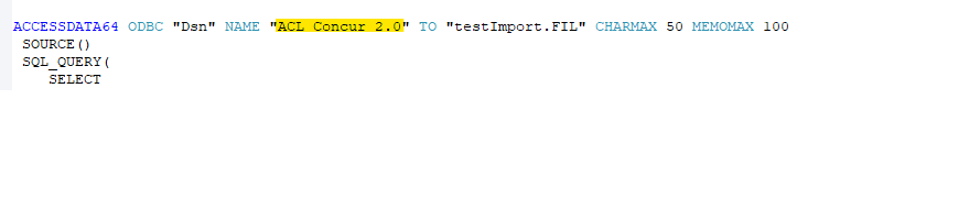 ACL Connector for Concur 2.0 - CData Concur ODBC Driver