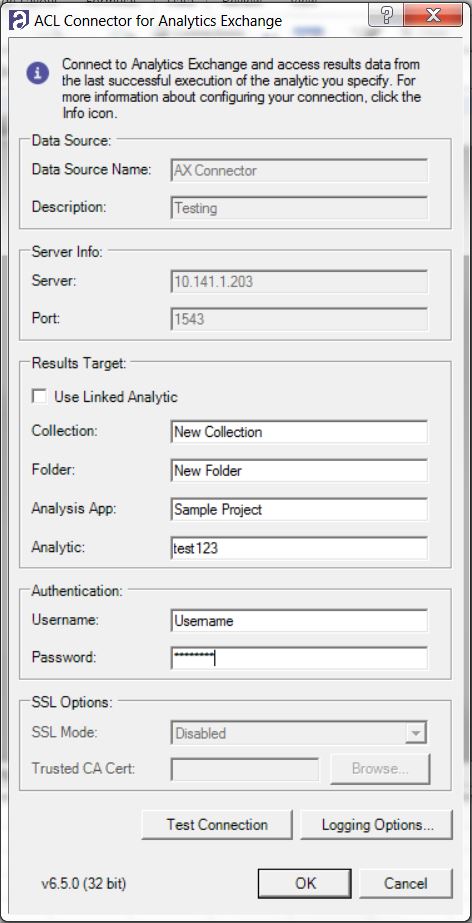 How to retrieve data via AX Connector to Excel (ODBC - ACL Connector ...