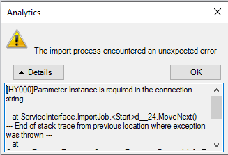 ServiceNow Connector - Parameter Instance is required in the connection ...