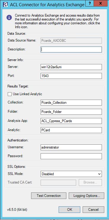 How to connect AX results to Tableau (using ACL Connector for Analytics ...