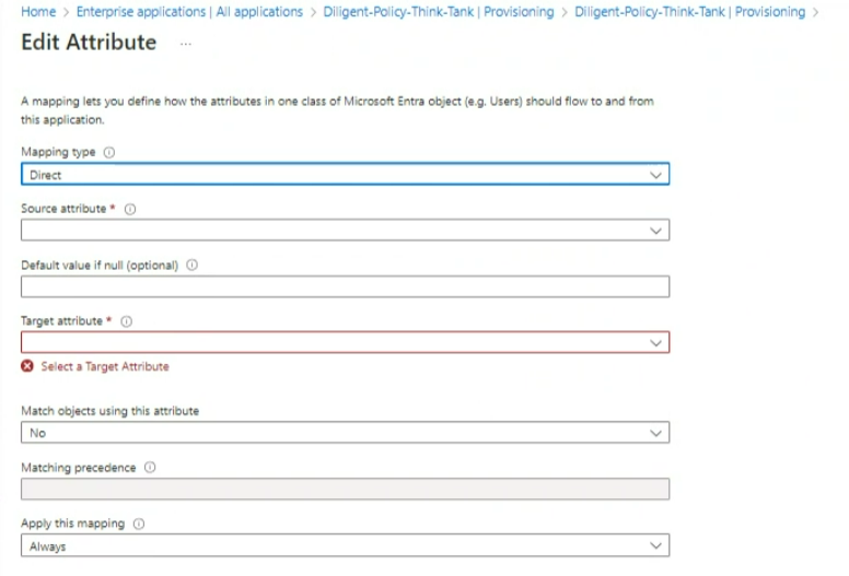 Diligent One : Entra SCIM user provisioning